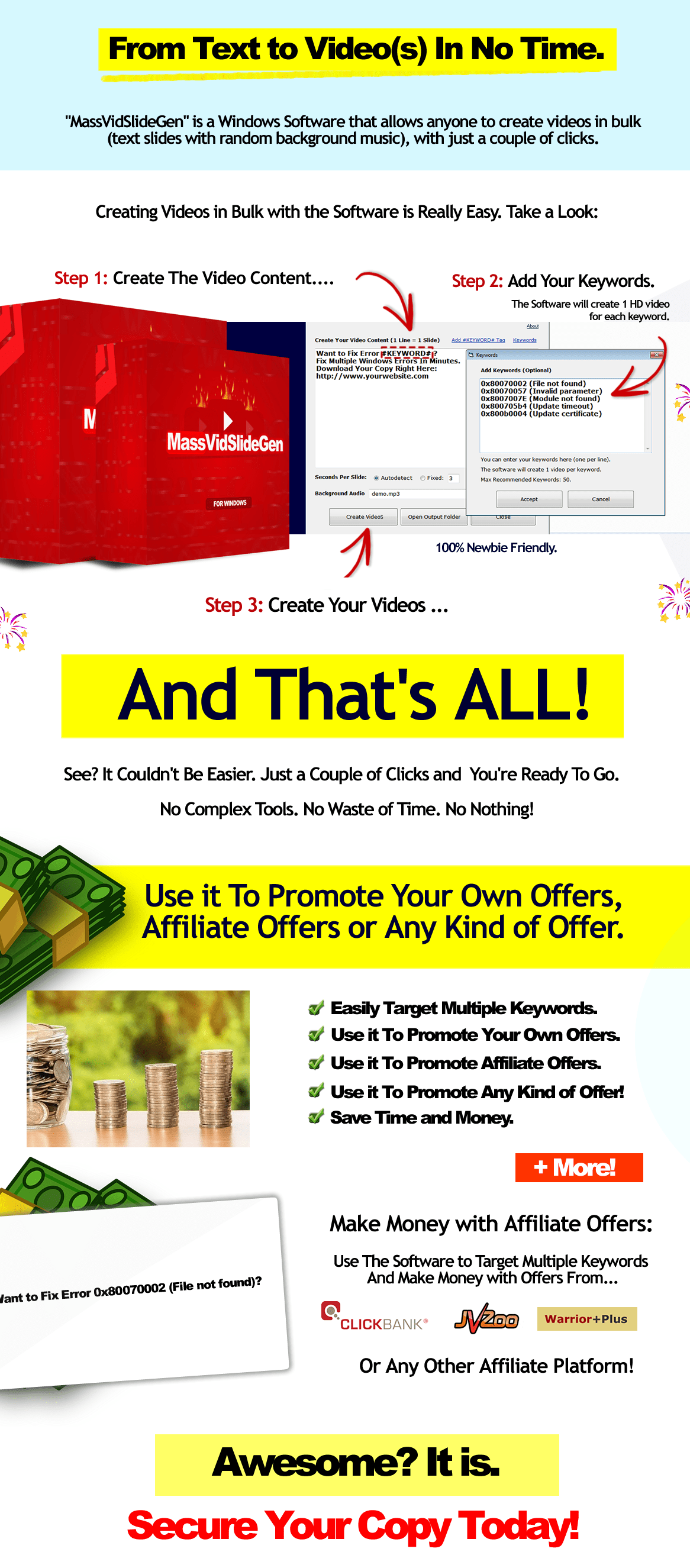 MassVidSlideGen Software Resell Rights